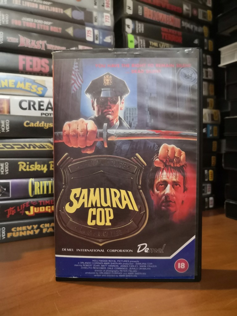 Samurai Cop Gliniarz Samuraj VHS DEMEL - 9871480455 - oficjalne ...