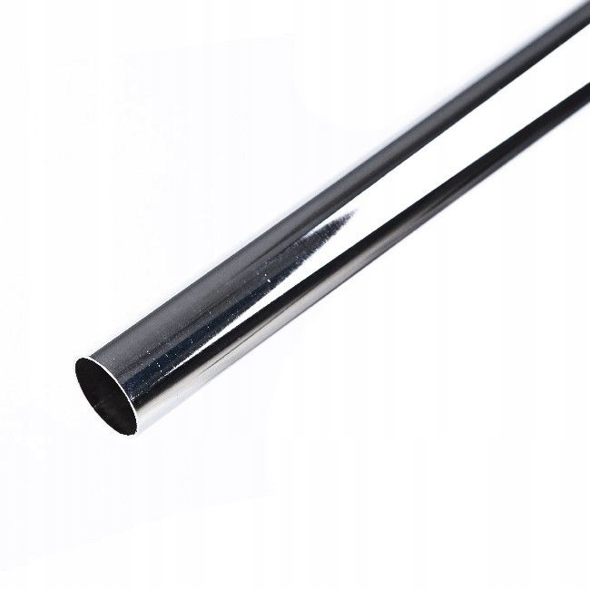 RURA CHROMOWANA RURY CHROM NA REGAŁ WIESZAKI 200cm - 9736879215 - oficjalne archiwum Allegro