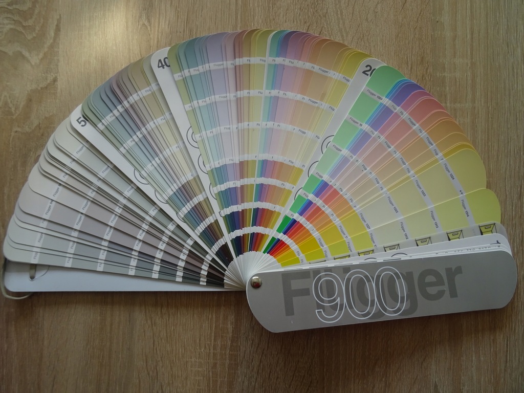 WZORNIK KOLORÓW FARB FLUGGER 900 KUP LUB WYPOŻYCZ - 9064331858 ...