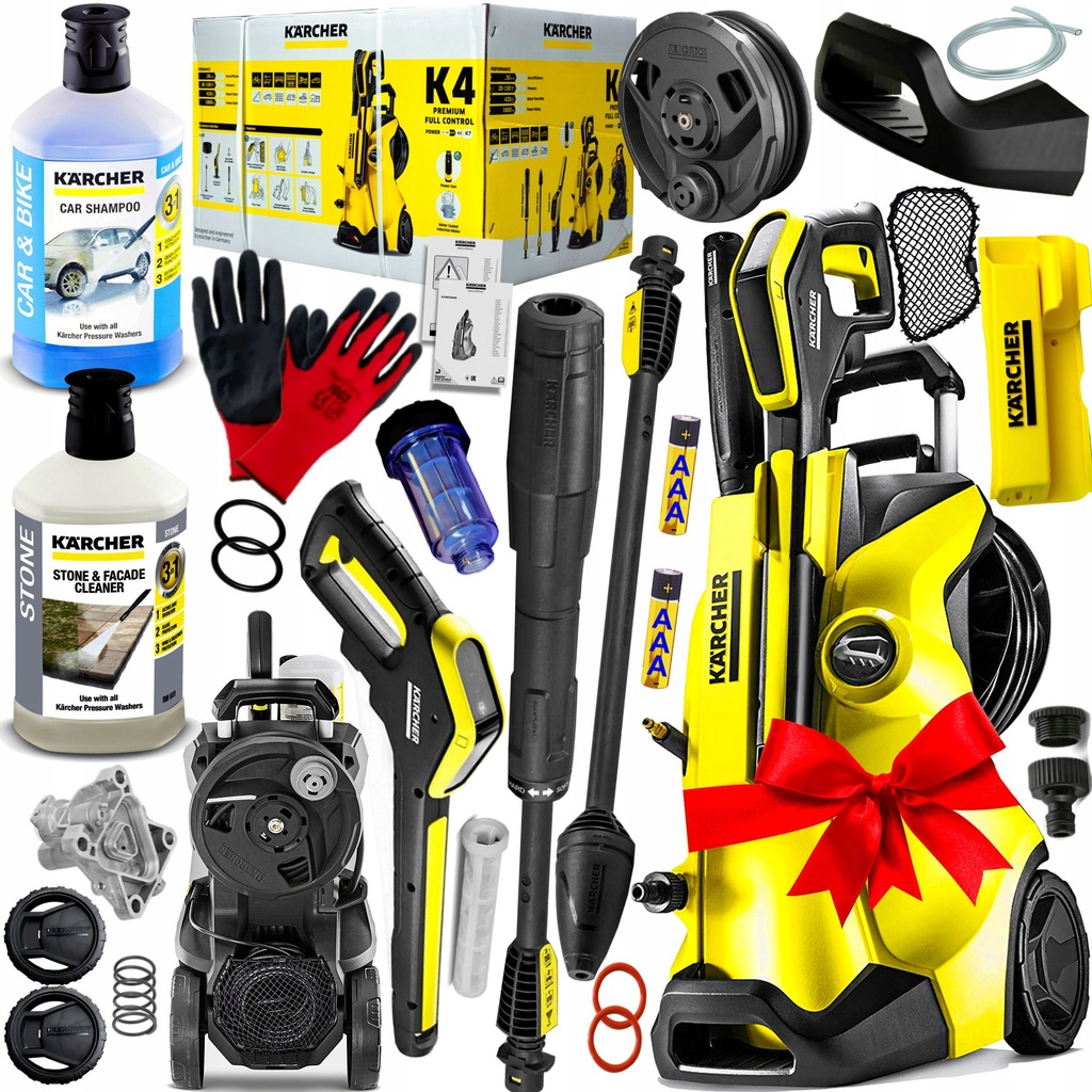 MYJKA KARCHER K4 Premium FULL CONTROL + CHEMIA MIX - 8294557486 - oficjalne archiwum Allegro