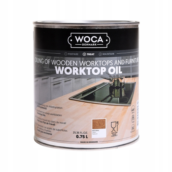 Olej do blatów WOCA WORKTOP OIL naturalny 0,75L - 9027057834 ...
