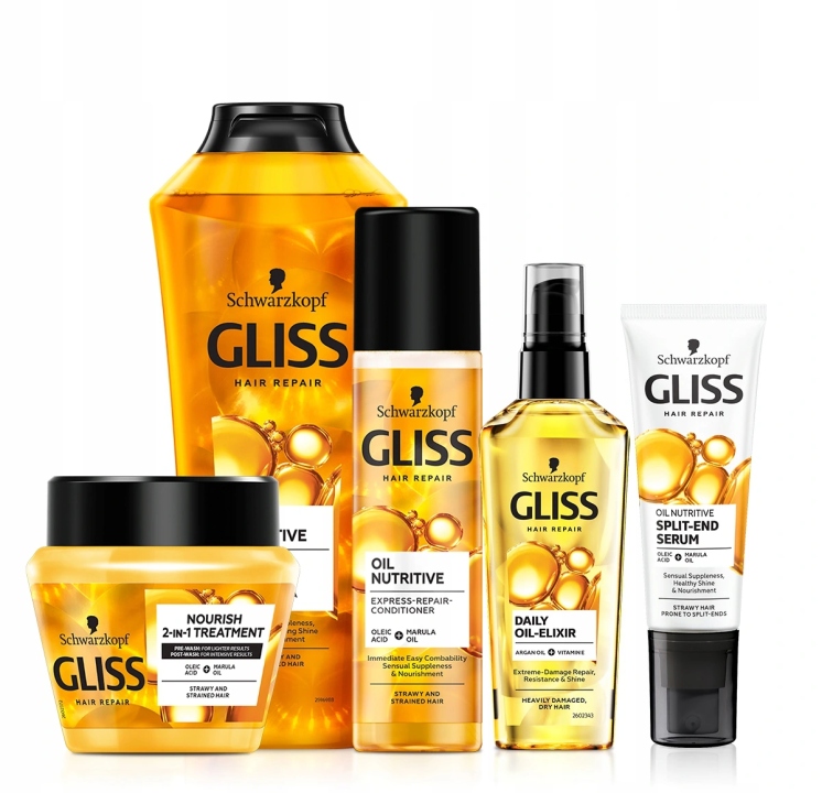 Купить Gliss Set Oil Питательная Шампунь-Маска: отзывы, фото и ...