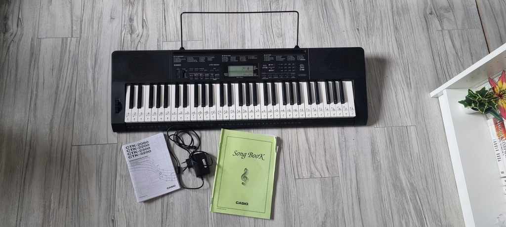Keyboard Casio CTK-3200 książka z nutami melodiami - 12511569132 ...