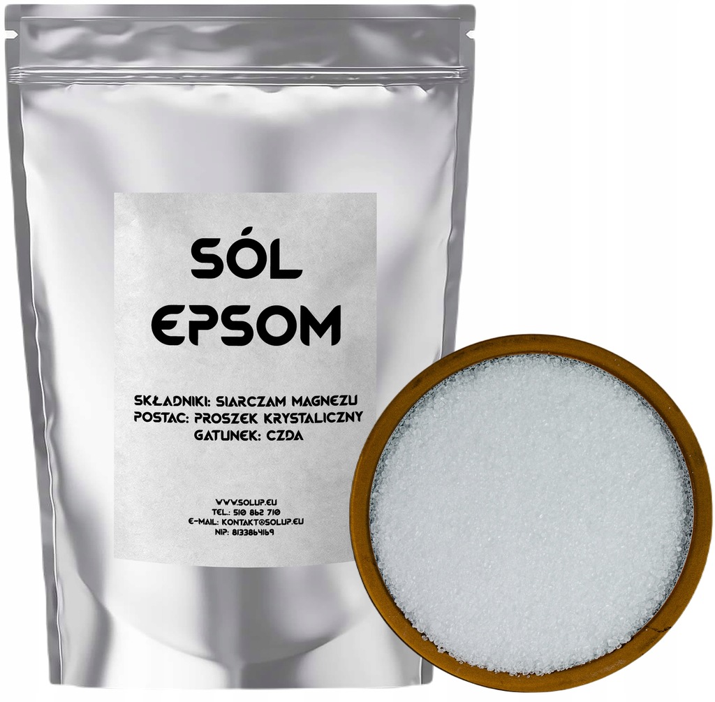 SÓL EPSOM SIARCZAN MAGNEZU SIEDMIOWODNY 200g - 12294252704 - oficjalne ...