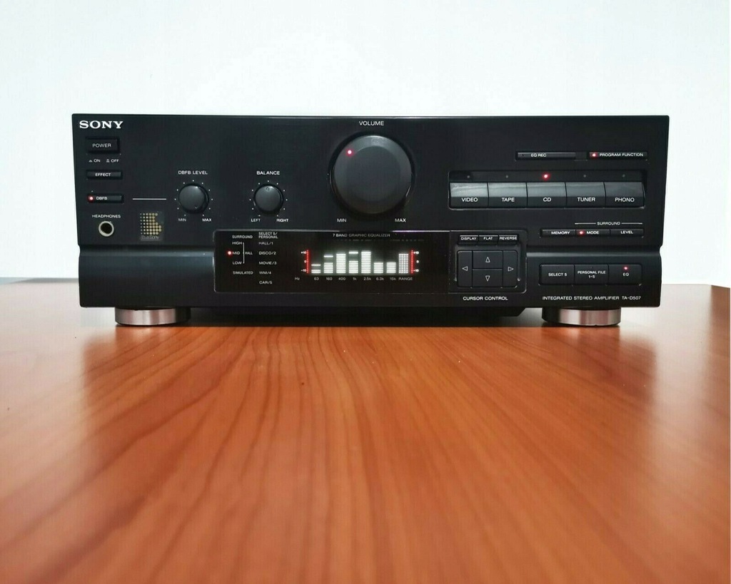 SONY TA-D507 Wzmacniacz korektor graficzny Stereo - 11950567572 - oficjalne archiwum Allegro