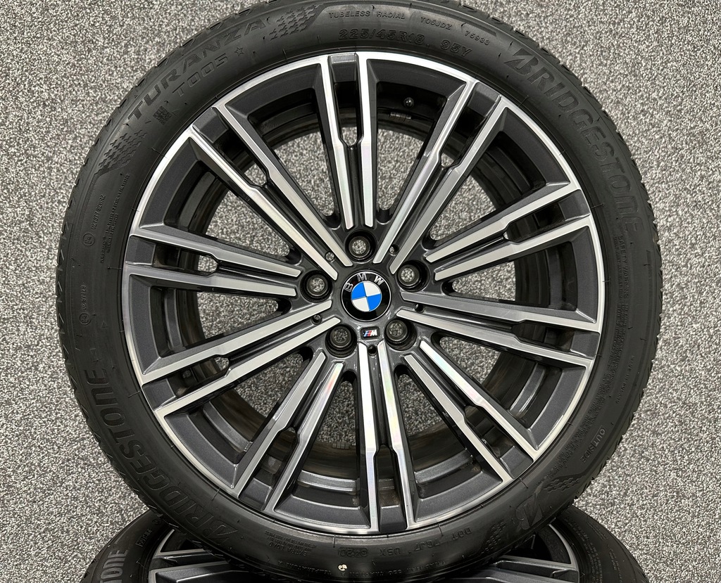 ORYGINALNE KOŁA LETNIE ALUFELGI 18 BMW 3 G20 G21 790M PRZÓD TYŁ ...