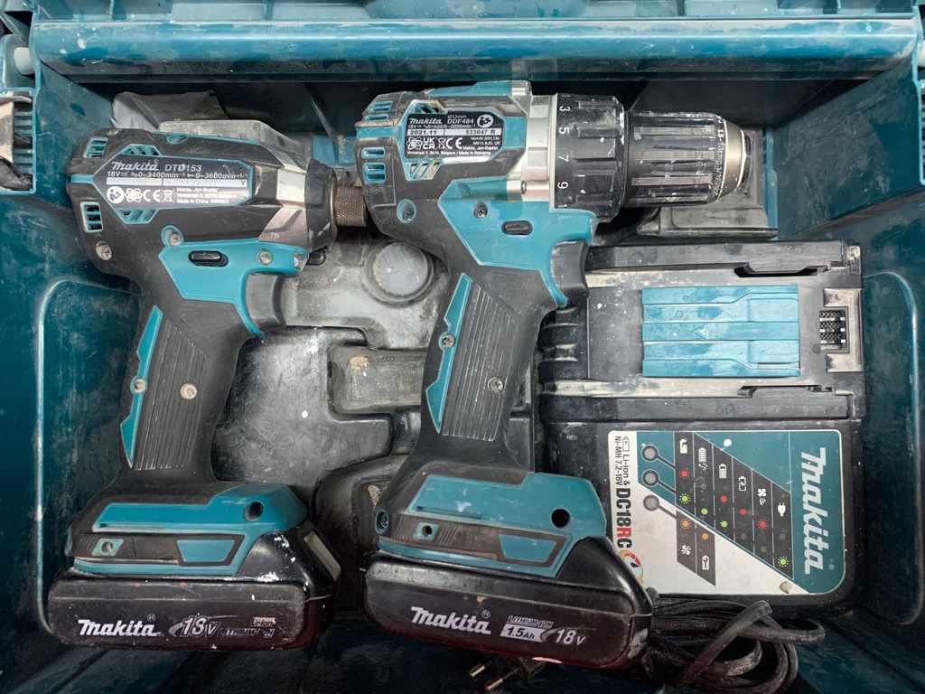 Makita DLX2189TJ DDF484 DTD153 2 x Aku 6 el - 13032534098 - oficjalne ...