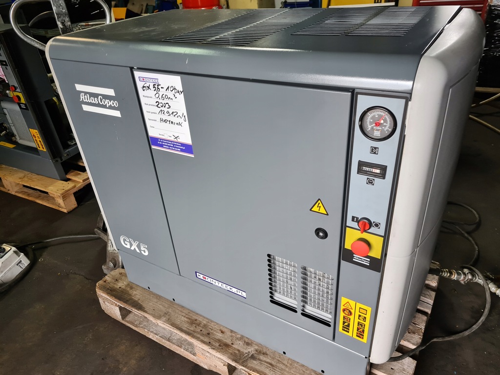 KOMPRESOR ŚRUBOWY ATLAS COPCO GX 5 - 15907456388 - oficjalne archiwum ...