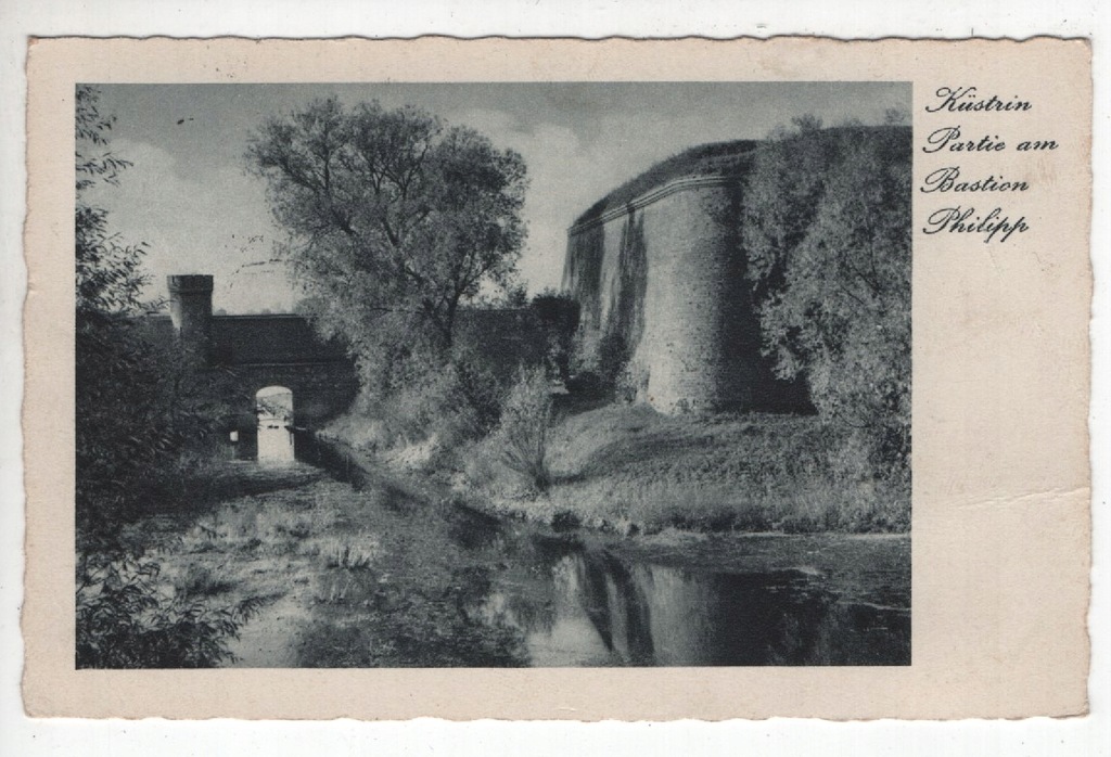Kostrzyn nad Odrą, Custrin, bastion, 1938r., -1109 - 14977463026 ...