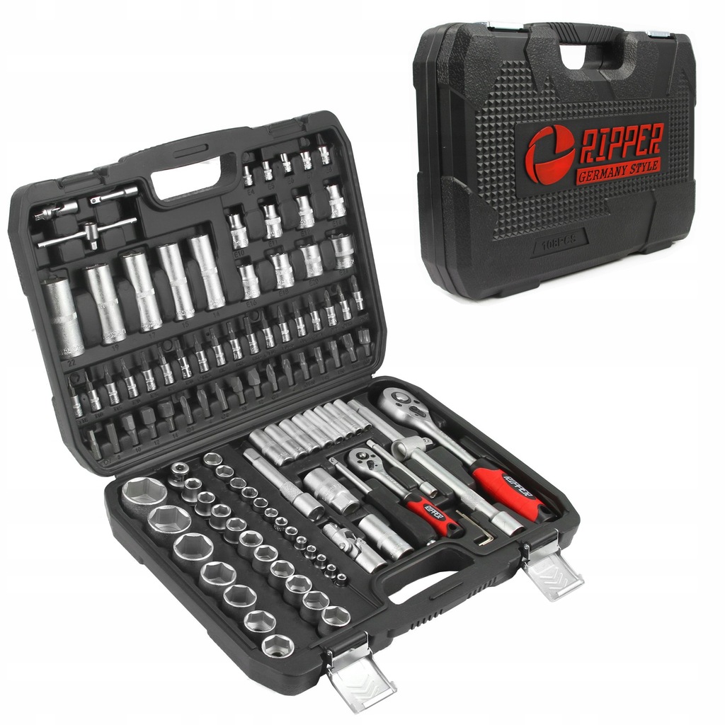 ZESTAW KLUCZY 108 elm NASADOWYCH KLUCZE NASADOWE - 10808531202 - oficjalne archiwum Allegro