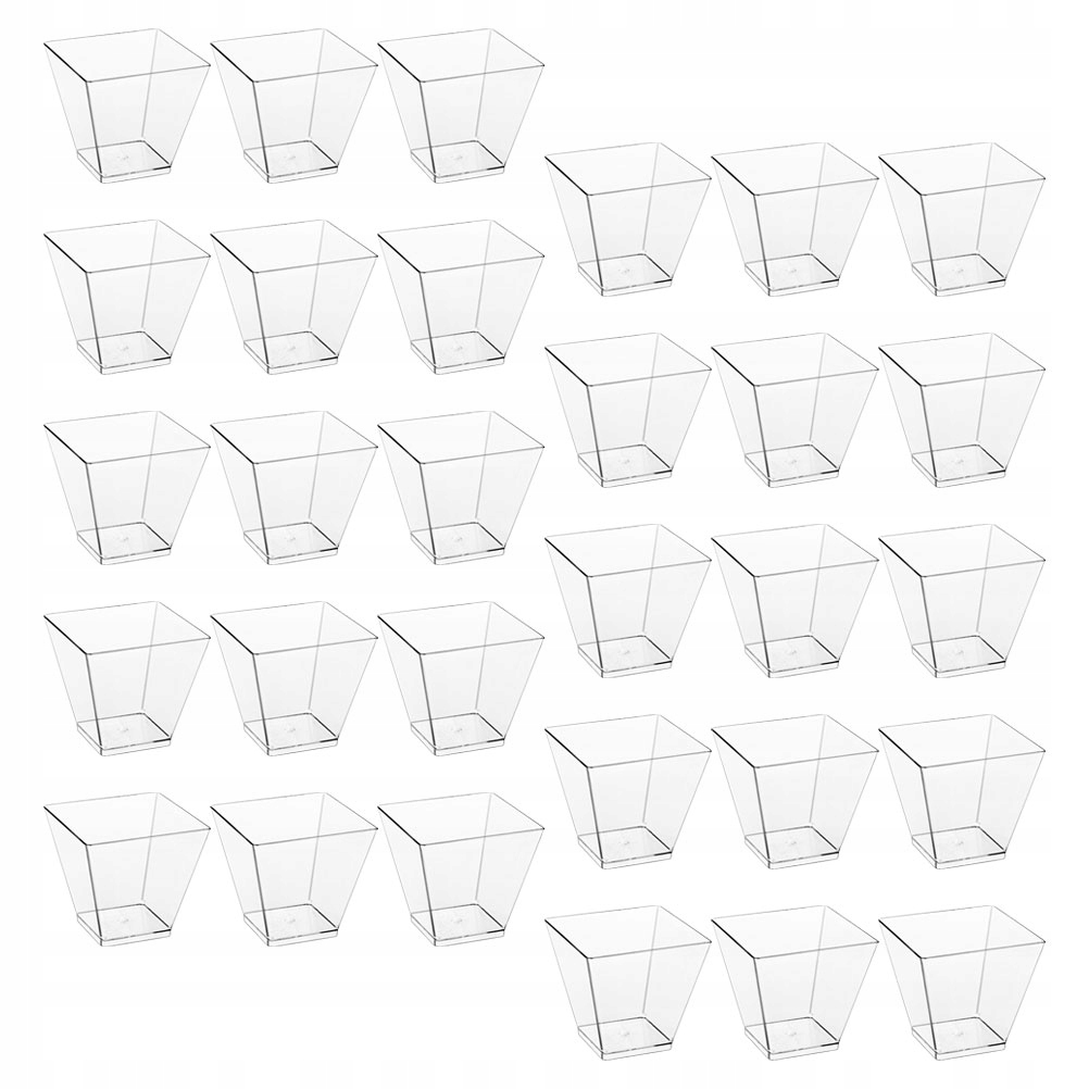 Mini Containers Dessert Cup Mousse Cup 100 Pcs - 13335642297 ...