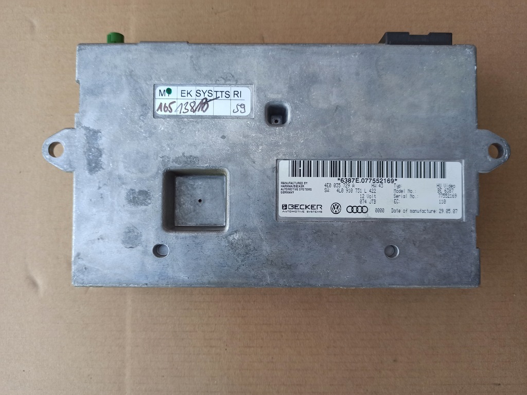 Moduł sterownik MMI AUDI Q7 4L 4E0035729A - 12780387660 - oficjalne archiwum Allegro