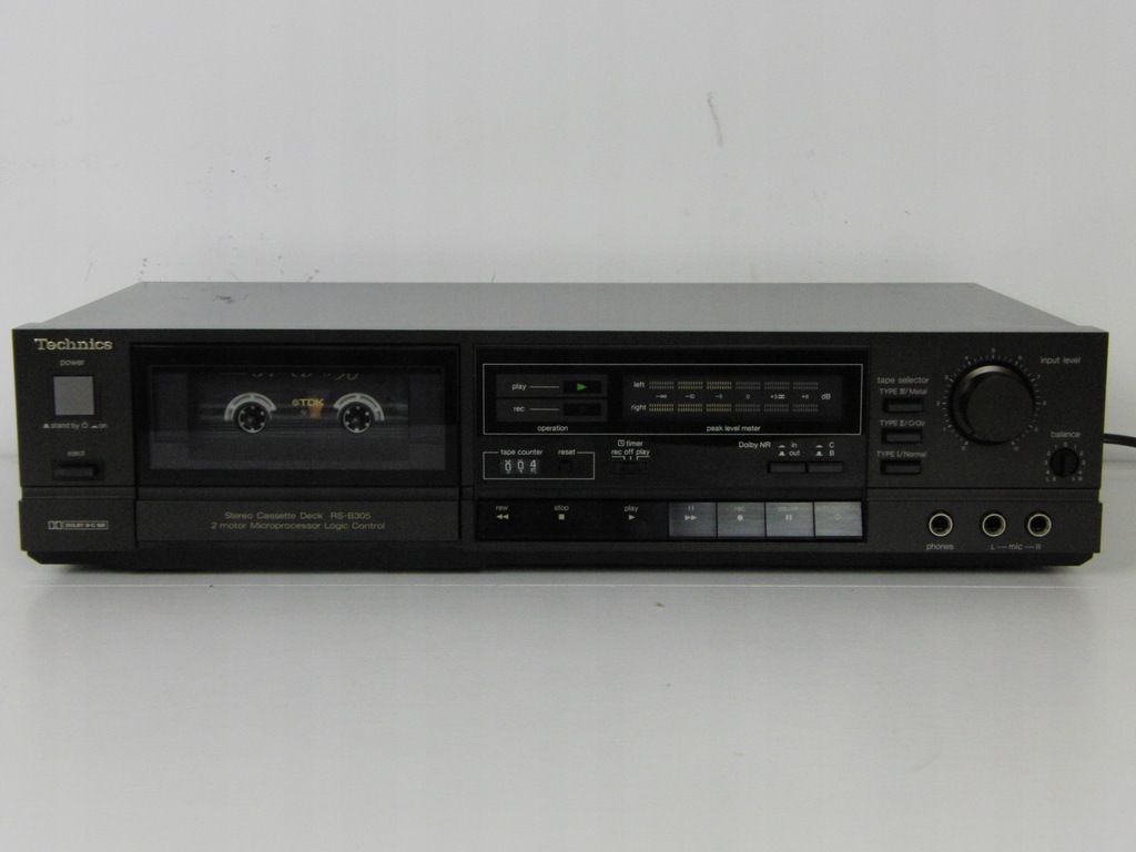Klasyczny magnetofon Technics RS-B305 Gwarancja - 13259522081 ...