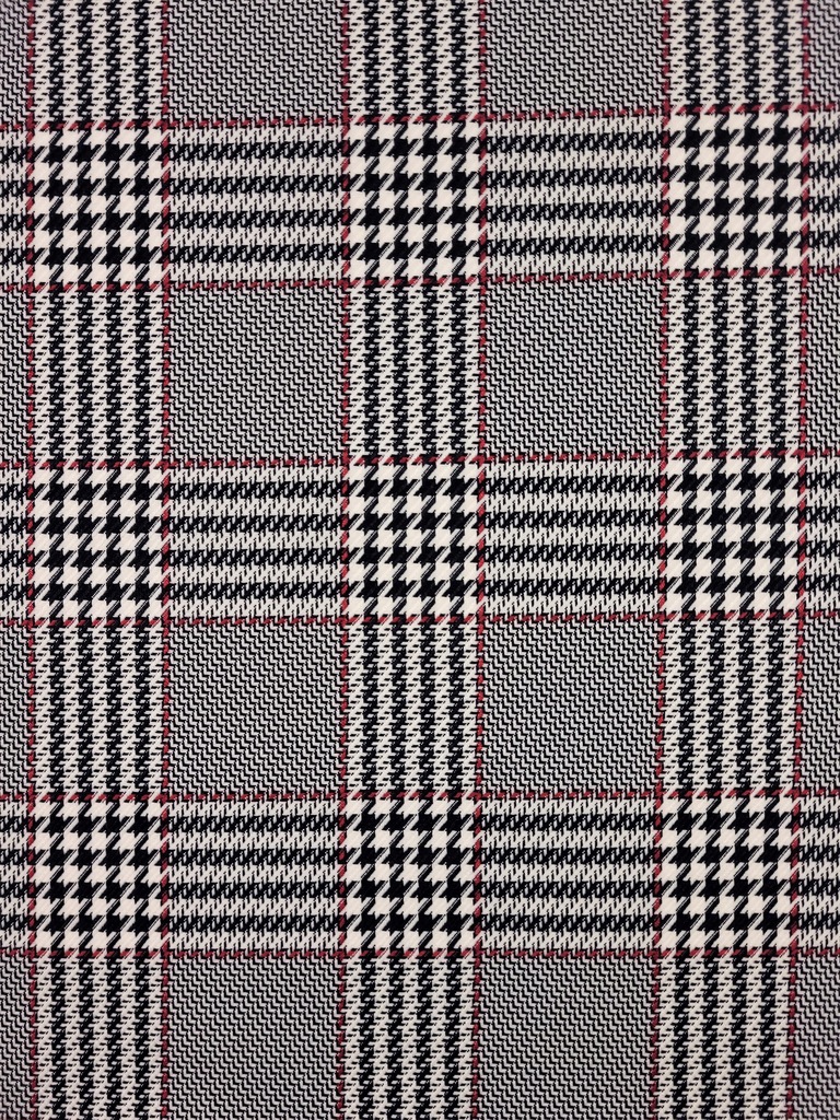 Materiał na garnitur tkanina wzór kratka krata 0,5 - 11286162449 - oficjalne archiwum Allegro