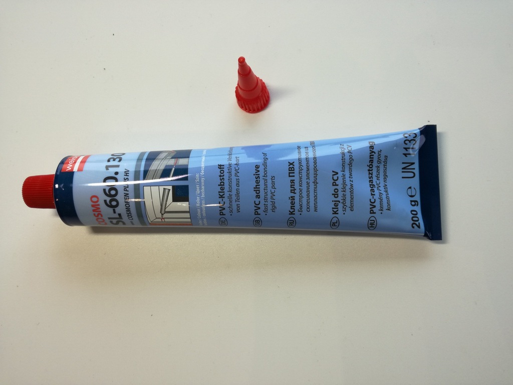 Cosmofen Plus BEZBARWNY KLEJ pcv pcw pvc 200gram - 6702954918 ...
