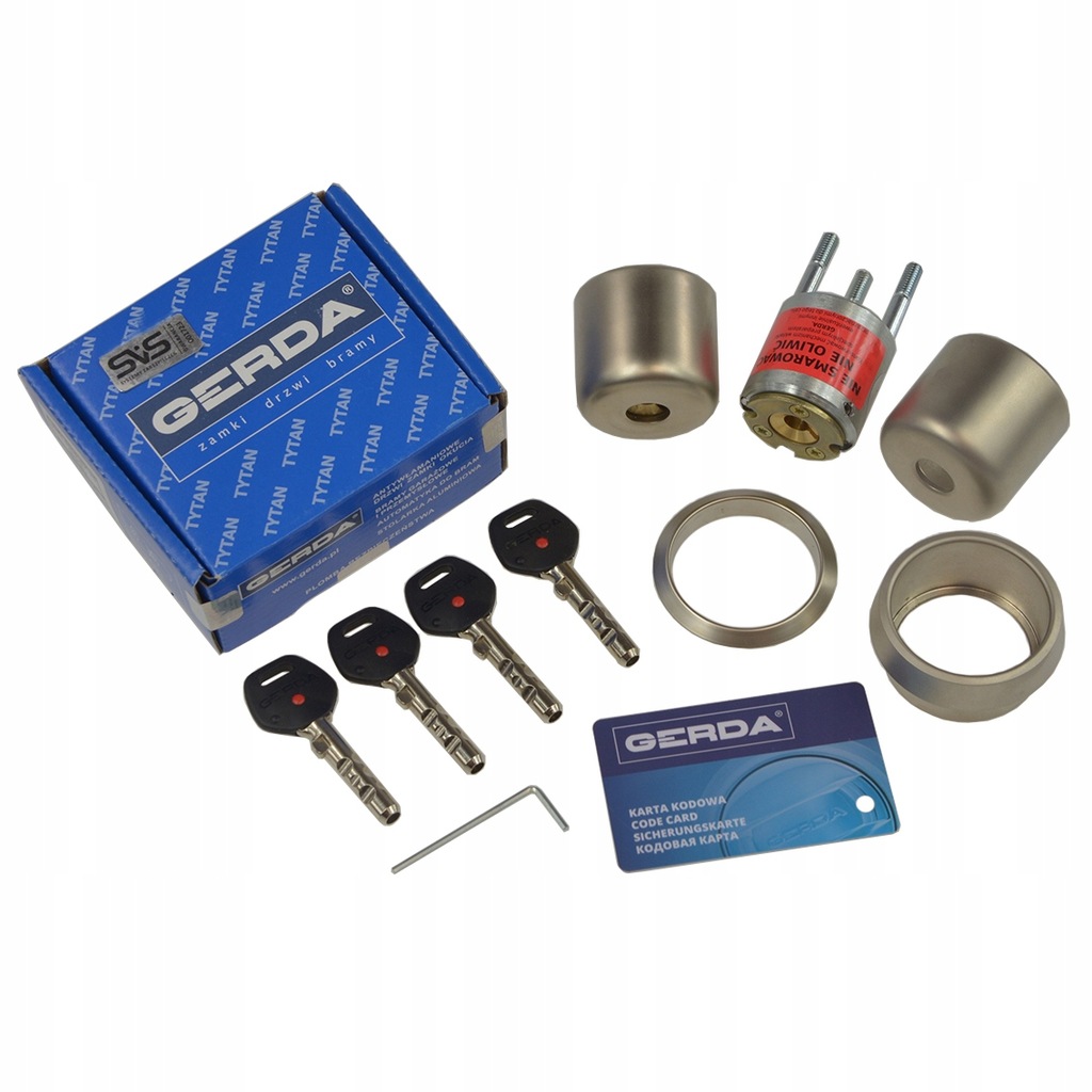 Wkładka do drzwi GERDA RIM 6000 SX 20, satyna - 9608607622 - oficjalne ...