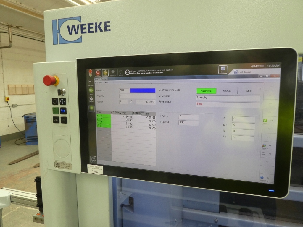 CNC HOMAG WEEKE BHX 055 z magazynek narzedzi - 9272546406 - oficjalne ...