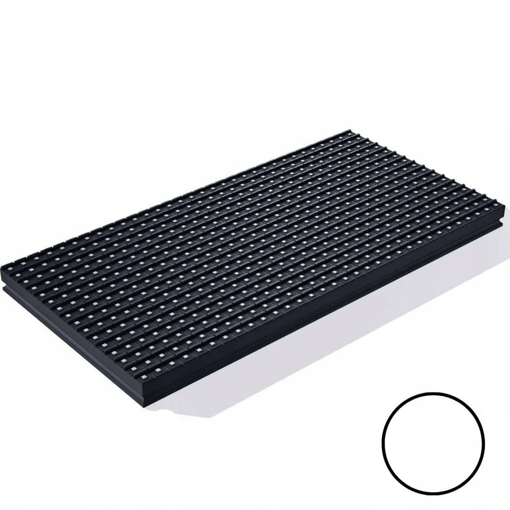 LED modul matrix panel 32x16cm P10 HUB12 biały SMD - 14085617540 ...
