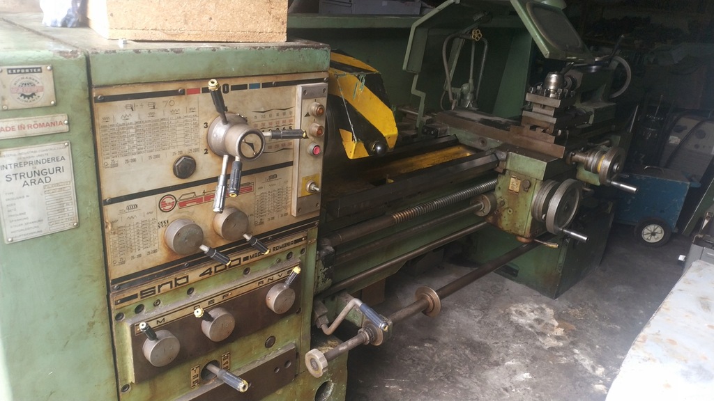 Tokarka STRUNGURI ARAD SNB 400 x 1500 z wojska - 8334035911 - oficjalne ...
