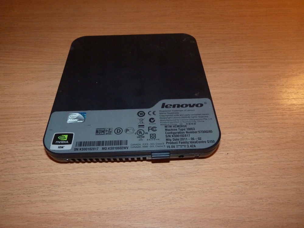 LENOVO IDEACENTRE Q150 ATOM 1.8GHZ/2GB/320GB/NVIDIA ION - 14709298453 ...