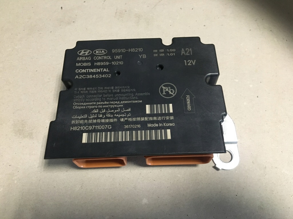 KIA RIO IV STONIC MODUŁ AIRBAG SENSOR 95910-H8210 - 13553900106 ...