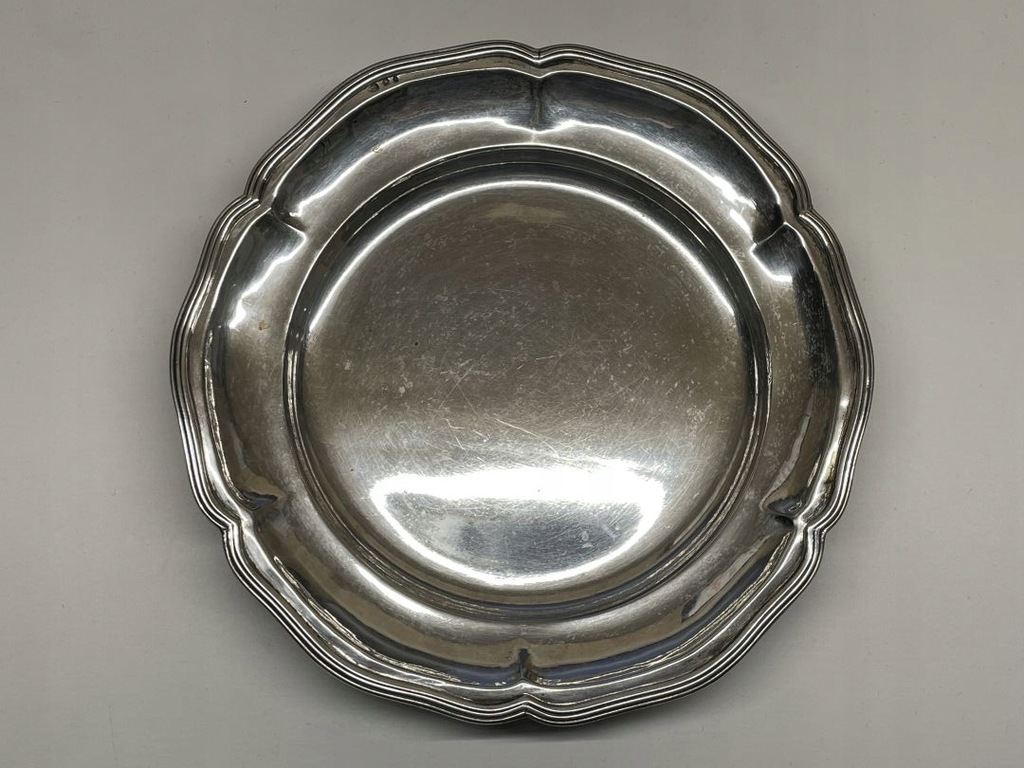 STARY DUŻY SREBRNY TALERZ 204g - POLSKA 1931-1963 - 12655410153 ...