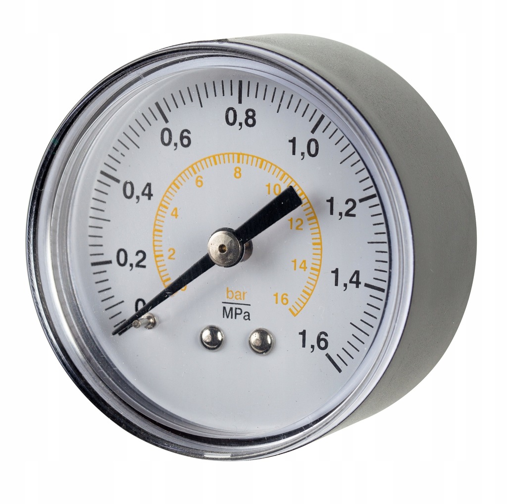MANOMETR PODŁĄCZENIE TYLNE 40mm 16 BAR 1,6 MPa 1/8 - 13040929501 - oficjalne archiwum Allegro