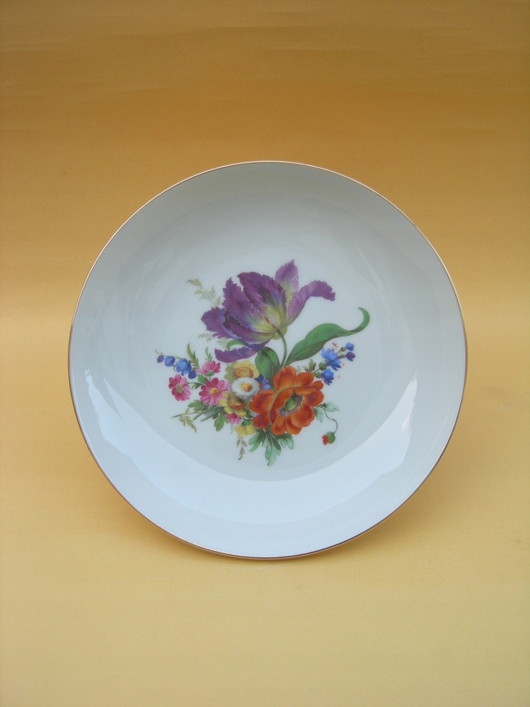 Furstenberg: zgrabna paterka - salaterka! Barwne kwiaty! - 14389751274 ...