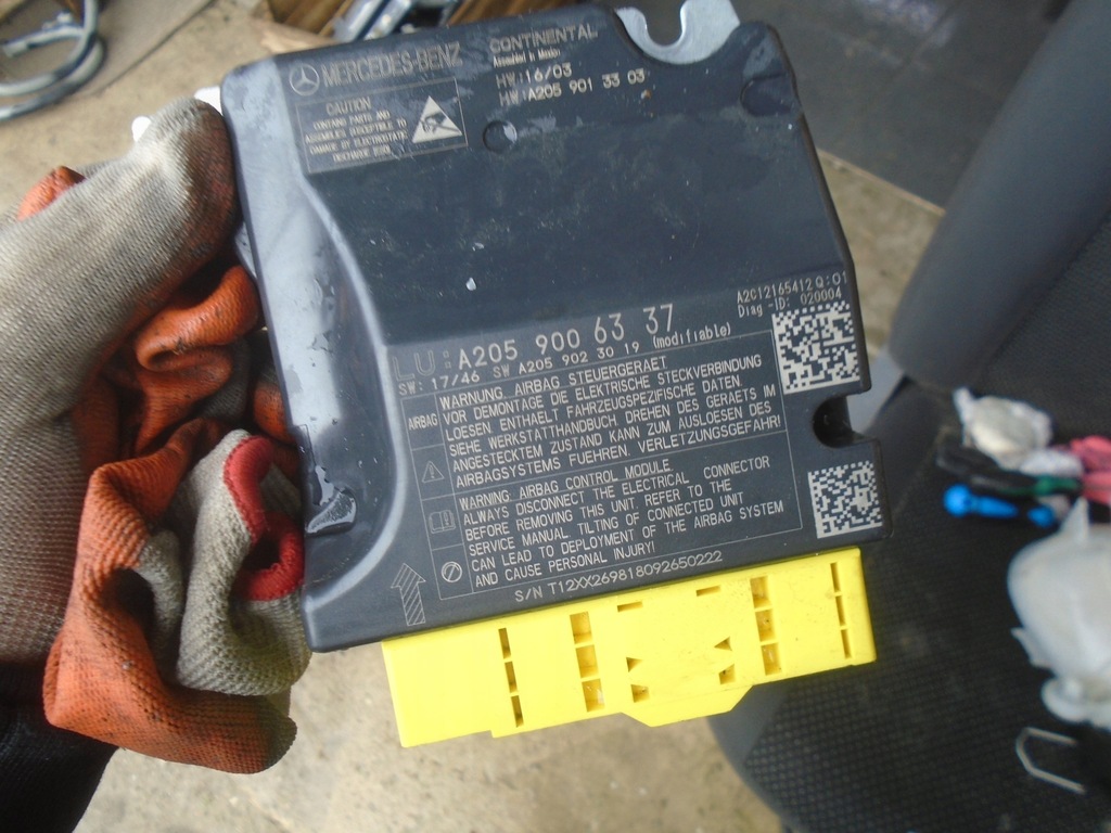 MERCEDES W205 LIFT SENSOR AIR BAG MODUL STEROWNIK - 12649202851 ...