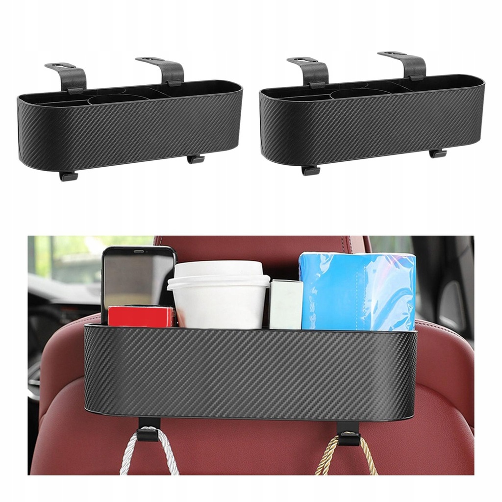 Car Seat Back Organizer Storage Box Drink Pair - 13218857131 ...