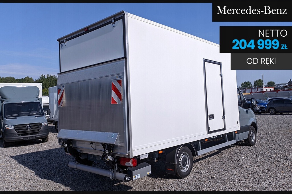 MERCEDES-BENZ Sprinter 319 Kontener 9EP + Winda Container 2.0 190KM ...