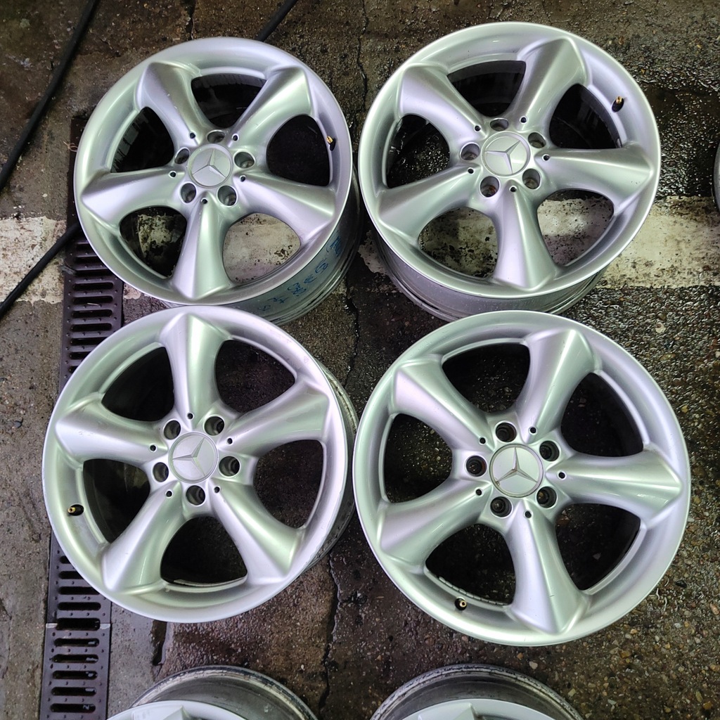 ORYGINALNE ALUSY MERCEDES 17' 5x112 CLK W203 KOMPLET - 14737344042 ...