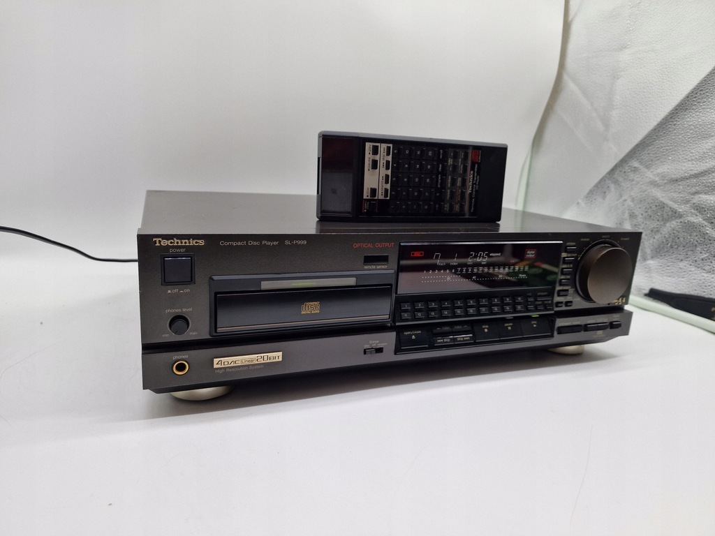 TECHNICS SL-P999 TOP ODTWARZACZ CD +PILOT ORYGINAŁ - 13624980231 ...