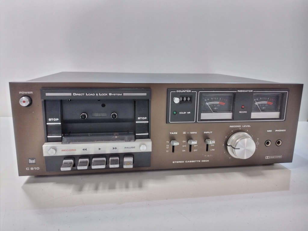 Magnetofon kasetowy DUAL C 810 - 13911918043 - oficjalne archiwum Allegro