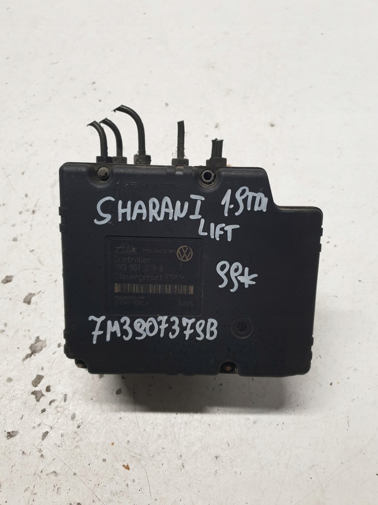 POMPA ABS VW SHARAN I 1,9 TDI LIFT 7M3907379B - 14524713401 - oficjalne ...