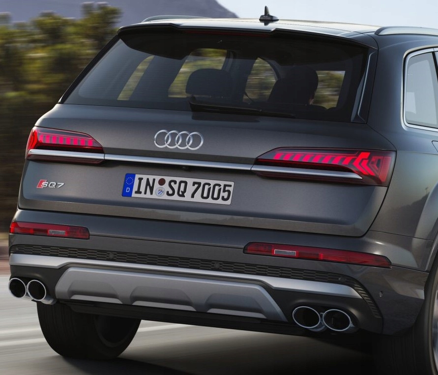 AUDI SQ7 4M LIFT KOMPLETNY TYŁ LAMPY ZDERZAK KLAPA KAMERA 360 FACELIFT ...