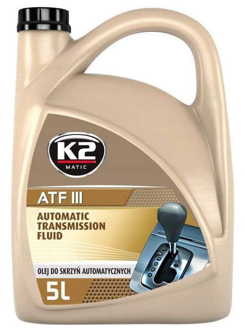 K2 ATF III OLEJ DO AUTOMATYCZNEJ SKRZYNI BIEGÓW 5L - 9453750991 ...