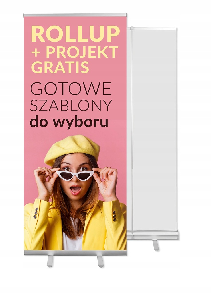 ROLL-UP ROLLUP 100x200 1440dpi BLOCKOUT projekt24H - 9655535618 ...