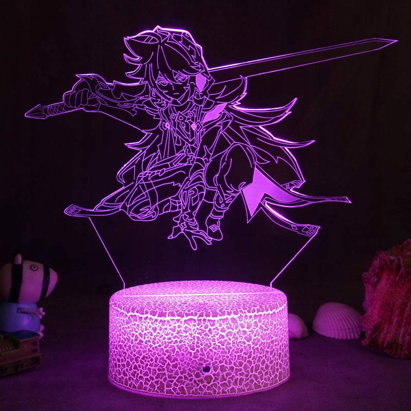 Gensshin Impact LED Anime Rysunek gry Night Light - 12075233806 ...
