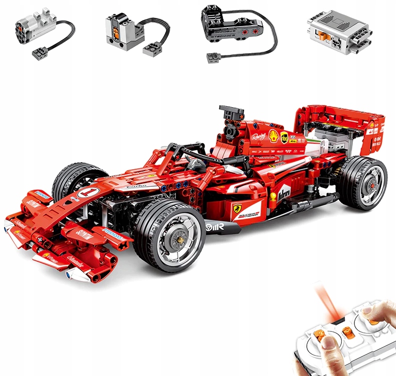 Klocki BOLID F1 Zdalnie Sterowany Ferrari Czerwony - 10974099018 ...