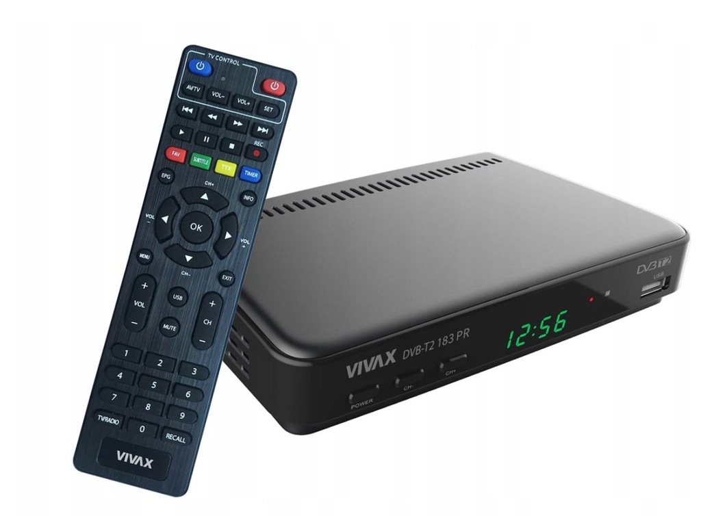 DEKODER TUNER TV NAZIEMNEJ HD DVB-T DVB-T2 H.265 - 11512839215 ...