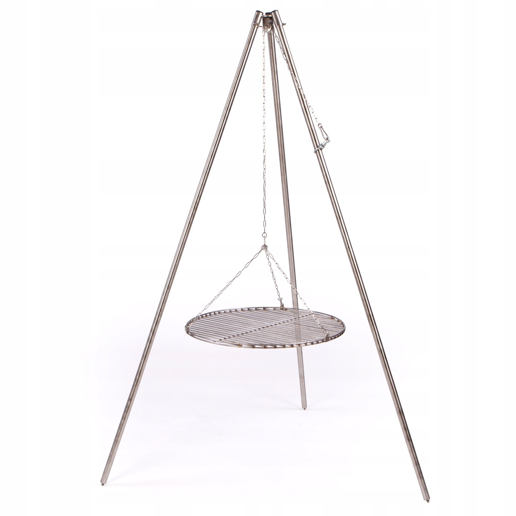 NIERDZEWNY GRILL trójnóg SOLIDNY ogrodowy ognisko - 10724228611 ...