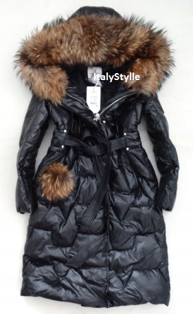 LIZA BRUCE płaszcz puchowy jenot na miss fofo L/XL - 14866339294 ...