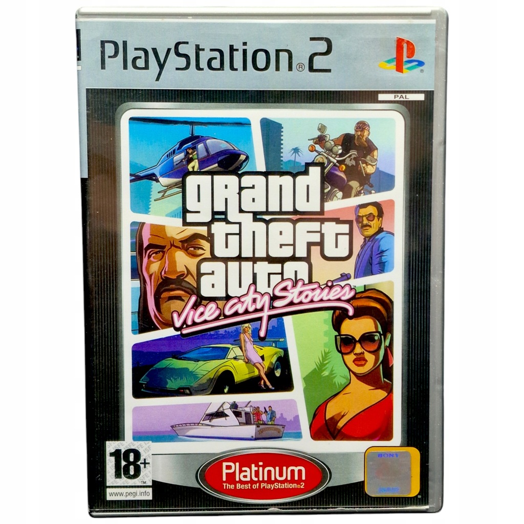Gra GTA Grand theft auto VICE CITY STORIES PS2 Sony PlayStation 2 (PS2 ...