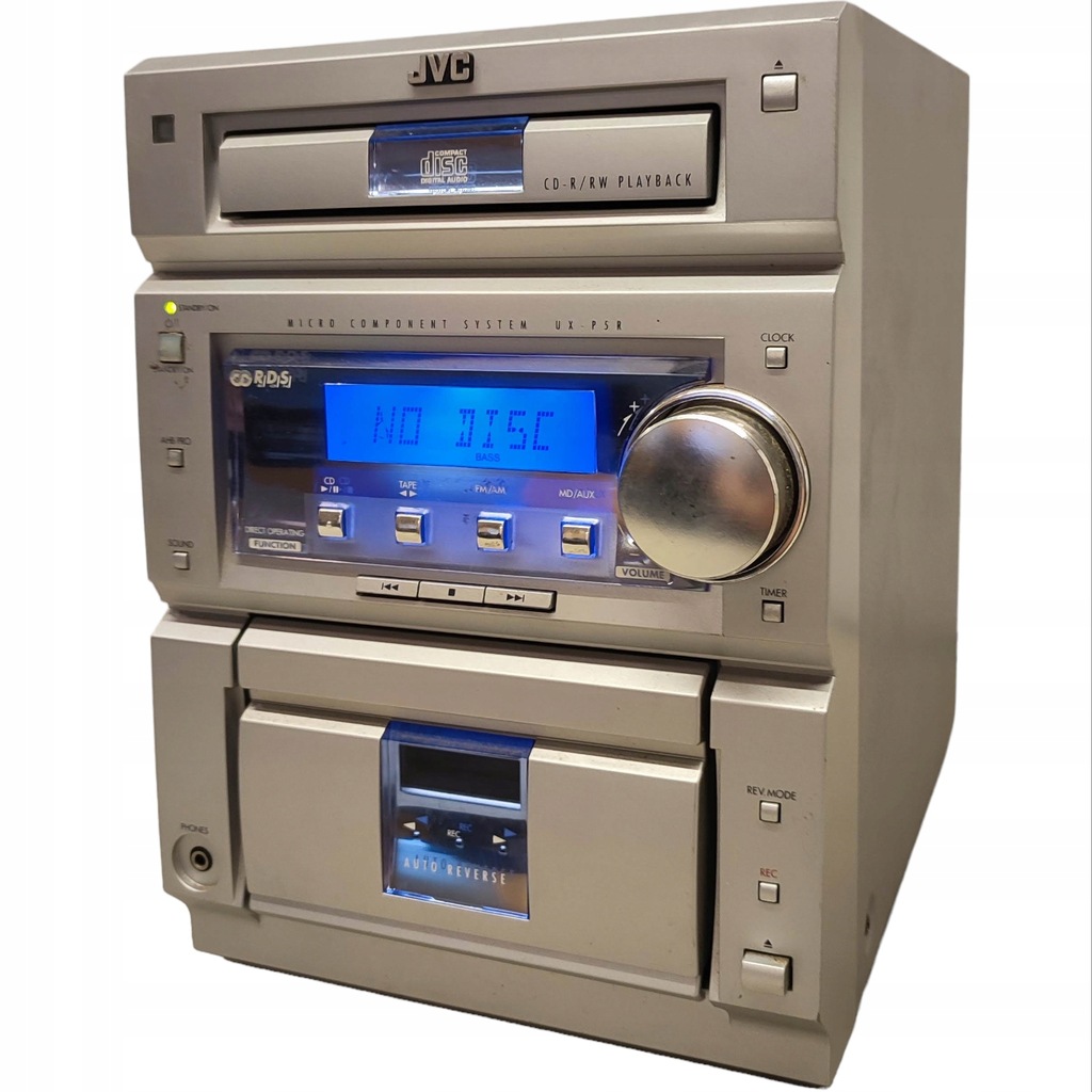 Wieża JVC z Rds. Aukcja BCM. - 13704960704 - oficjalne archiwum Allegro