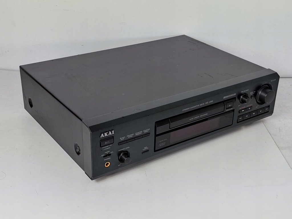 Magnetofon kasetowy AKAI DX-1200 Topowy model - 11328442777 - oficjalne archiwum Allegro