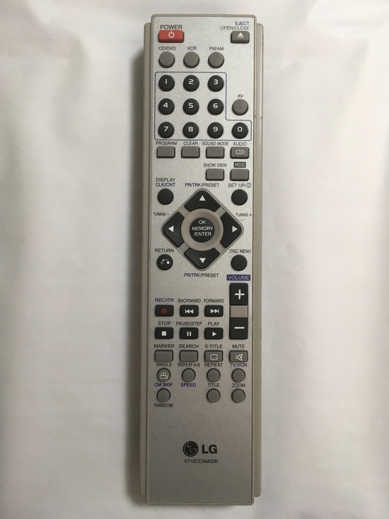 PILOT LG DVD Kino 6710CDAM02B ORYGINAŁ - 8479069700 - oficjalne ...