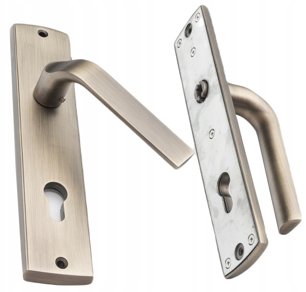 Klamka do drzwi zewnętrznych LAMBDA patyna 90 mm0 - 7530349927 ...