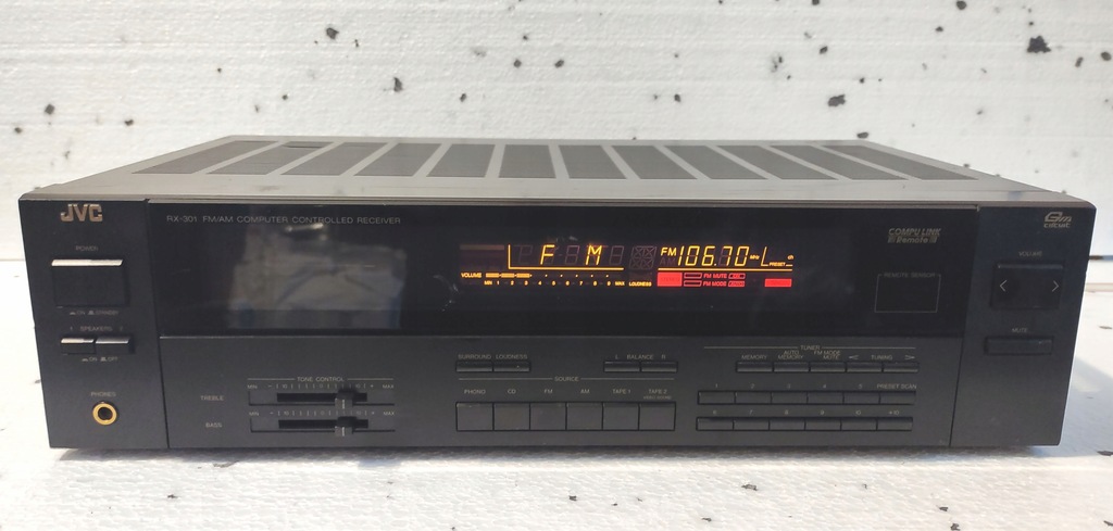 AMPLITUNER JVC RX-301 STEREO JAPAN RADIO WZMACNIA - 12350481351 - oficjalne archiwum Allegro
