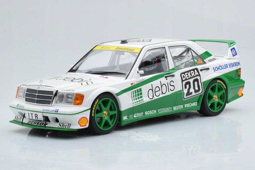 Mercedes 190E 2.5-16 W201 EVO 2 Debis n20 M Schumacher Team Zackspeed ...
